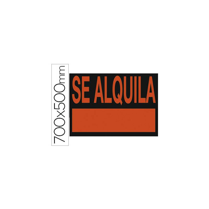 Cartel "Se alquila" 70 x 50 cm (34503) - 20milproductos.com