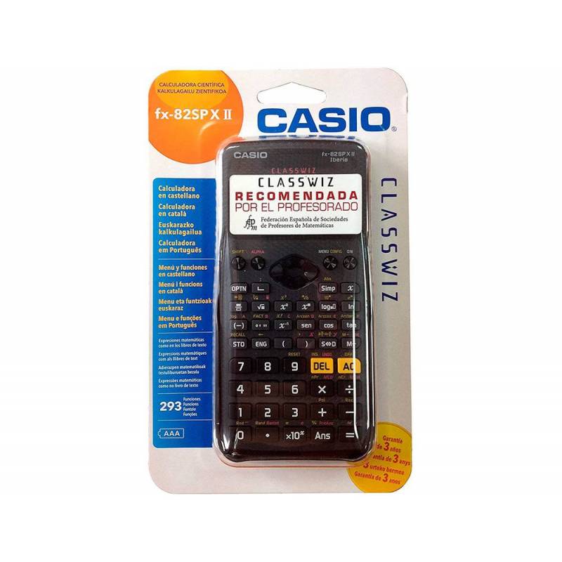 Calculadora casio fx-82sp cw iberia classwiz cientifica + 300 (77740)